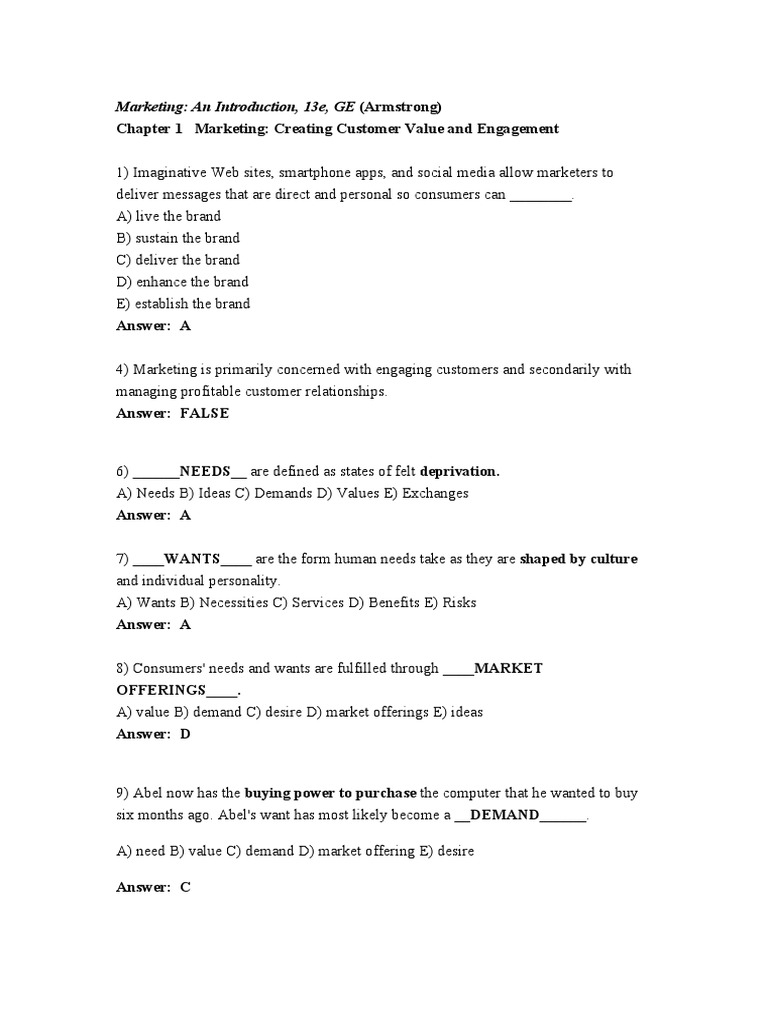 Test Bank Ch. 1 Introduction | PDF