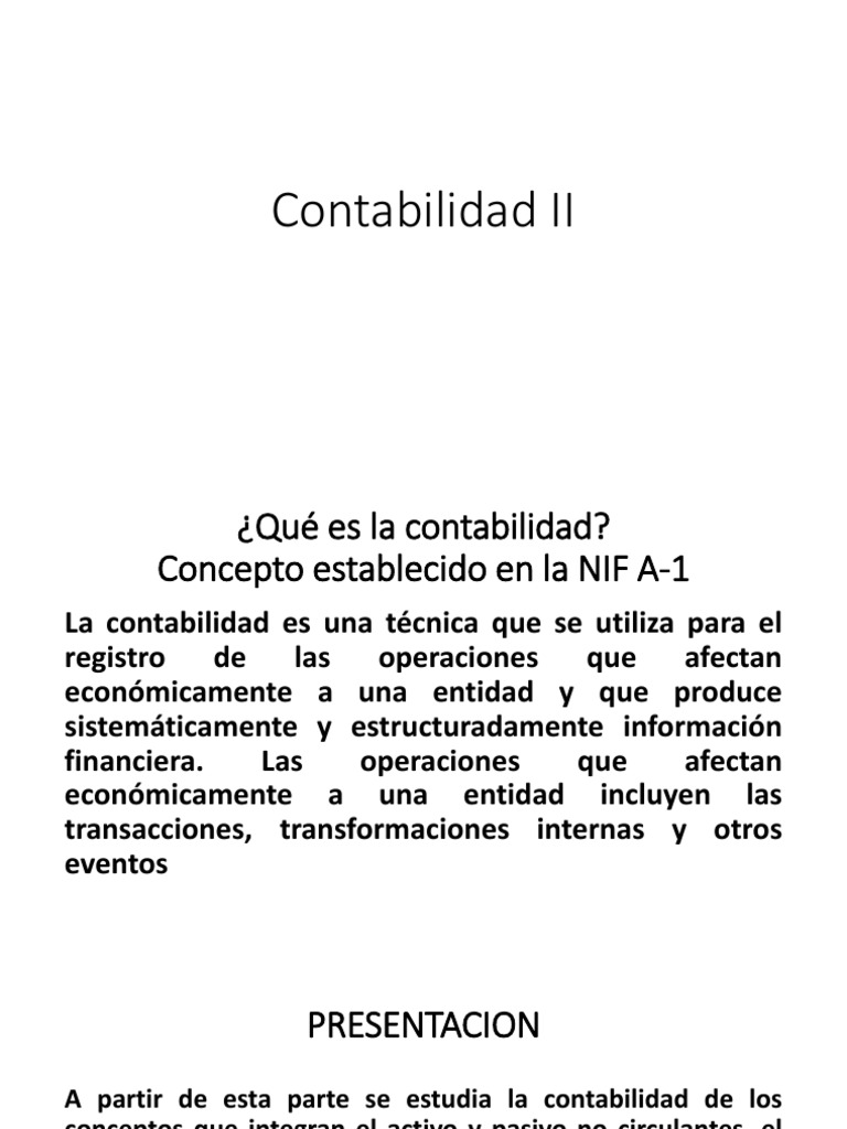 Contabilidad Ii | PDF | Contabilidad | Dinero