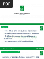 Standard Work Time Observation Sheet Template | PDF