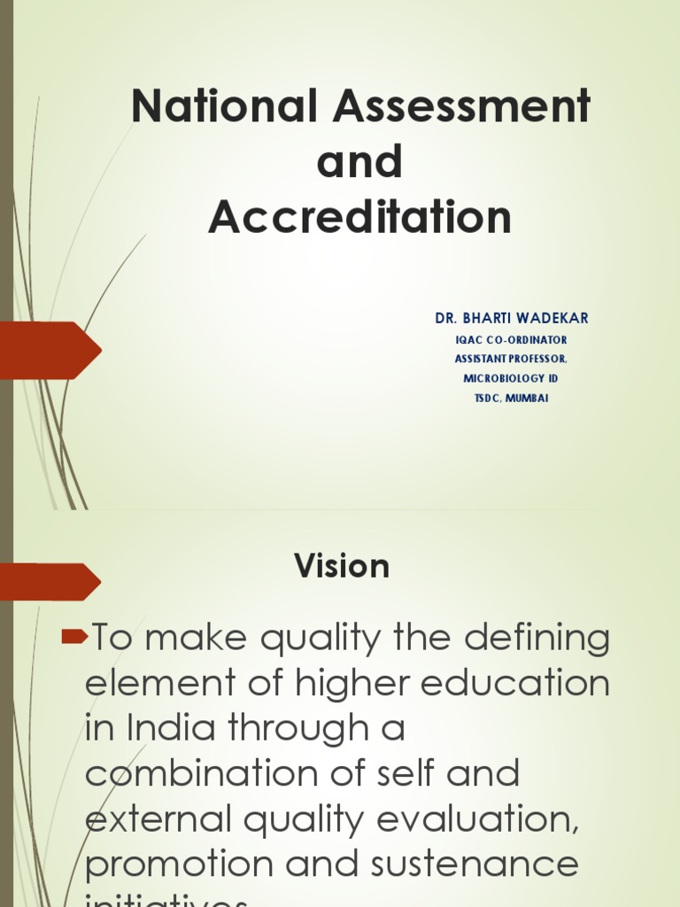 NAAC Accreditation Process Overview | PDF | Internet | Computer Network