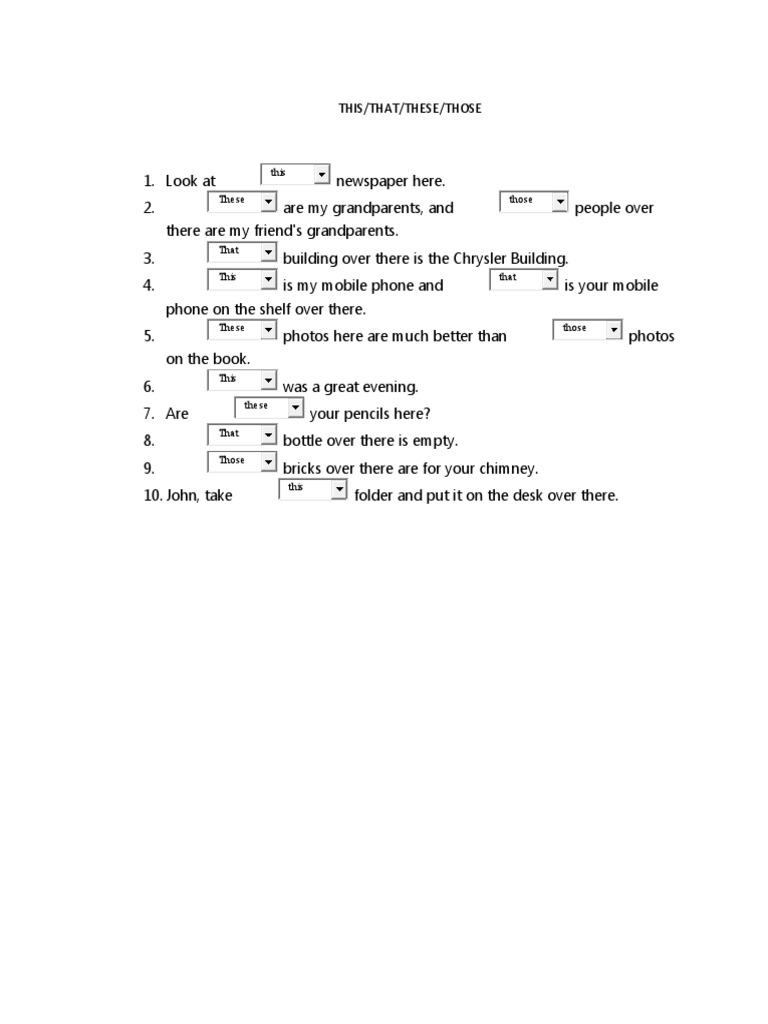 Demonstrative Pronouns Guide | PDF | Foreign Language Studies
