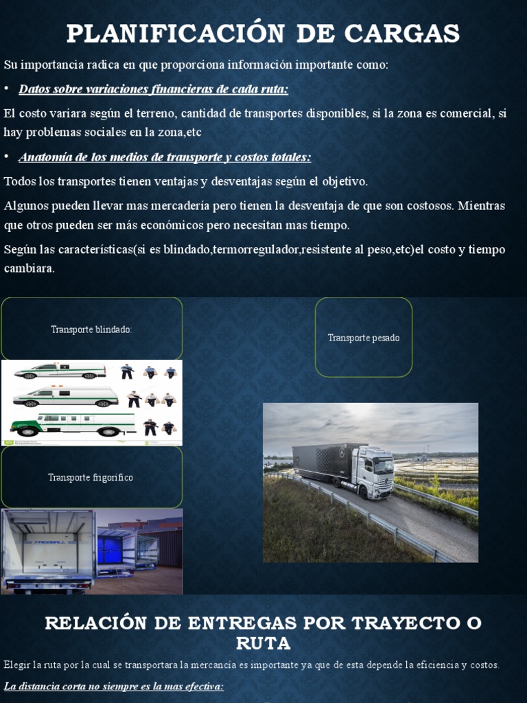 Planificación de Cargas | PDF