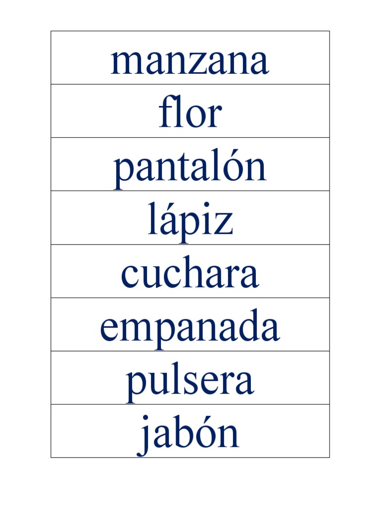 Tarjetas de Palabras (Sustantivos y Adjetivos) Juego Crear Oraciones | PDF