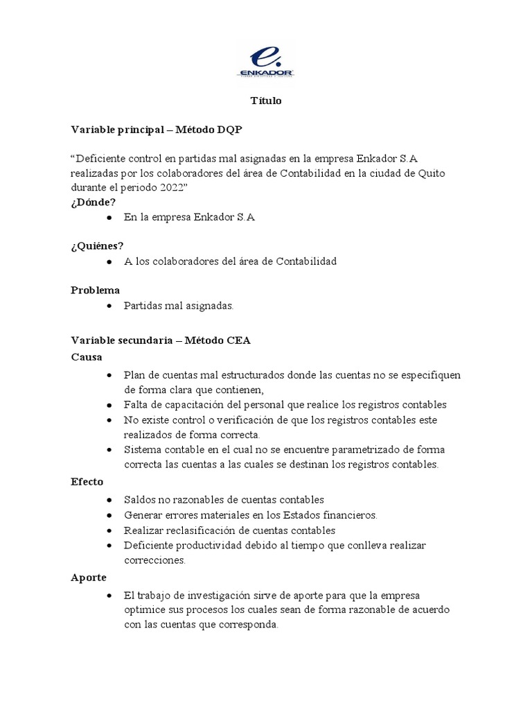 Tesis Trabajo Grupal 1 | PDF | Contabilidad | Ecuador