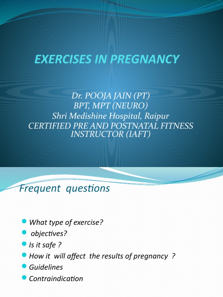 Antenatal Exercises | PDF | Anatomical Terms Of Motion | Pregnancy