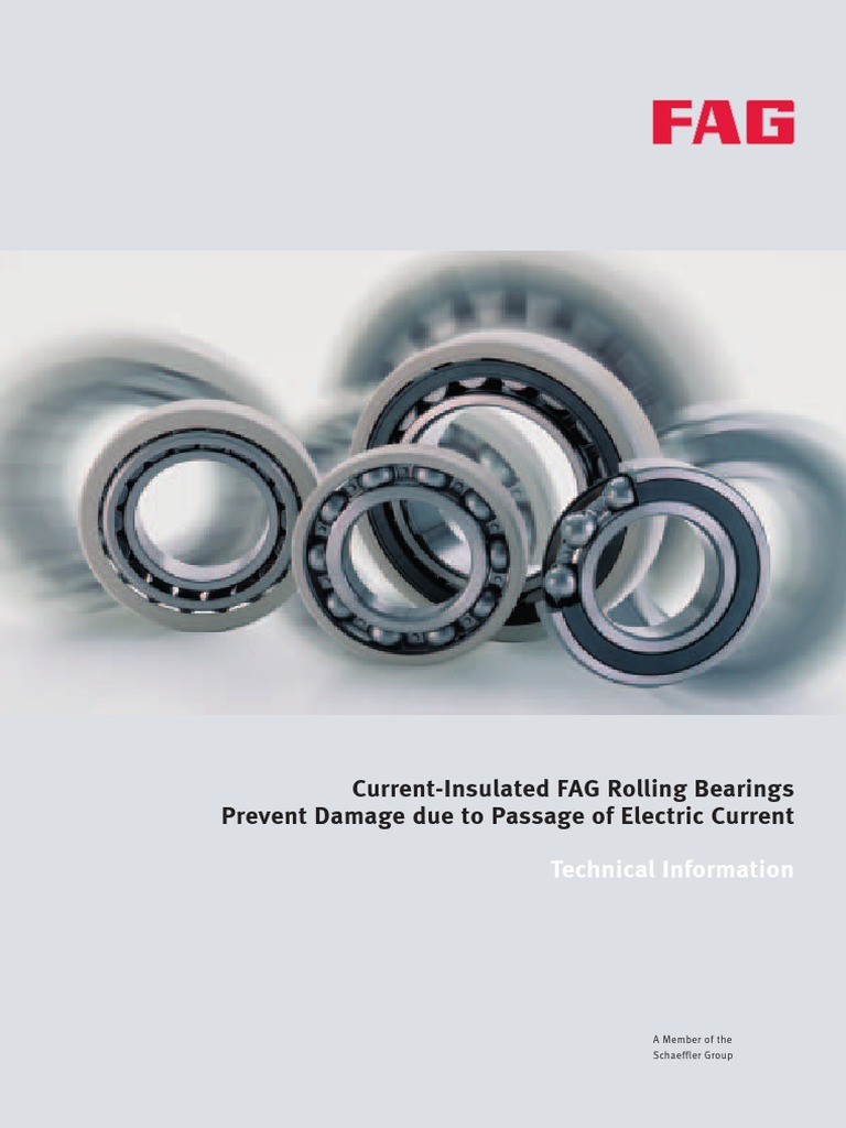 Current-Insulated FAG Bearings Overview | PDF | Bearing (Mechanical ...