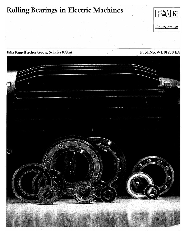 FAG Rolling Bearing in Electric Machines | PDF