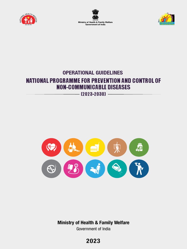 Revised Operational Guidelines Of NP NCD 2023 2030 PDF Non