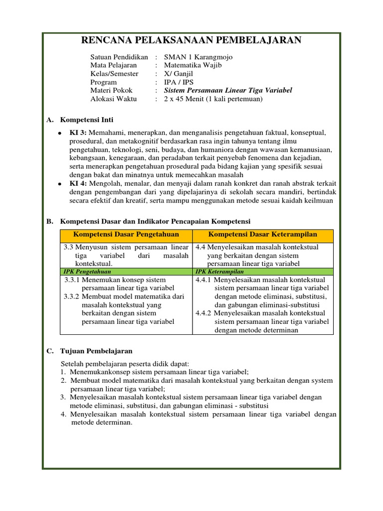 RPP Open Ended | PDF