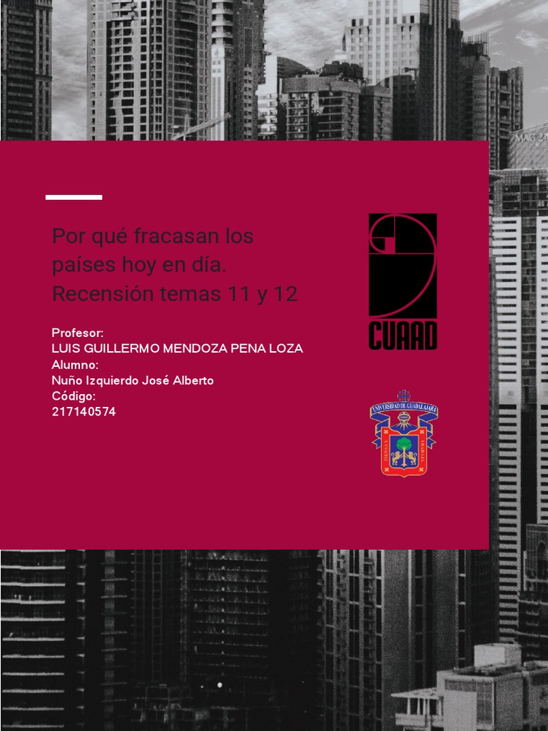 Resencion 11 y 12 Nuño José | PDF | Institución | Los Estados Unidos