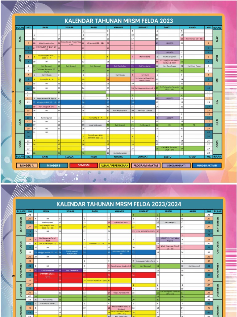 Takwim 2023 | PDF