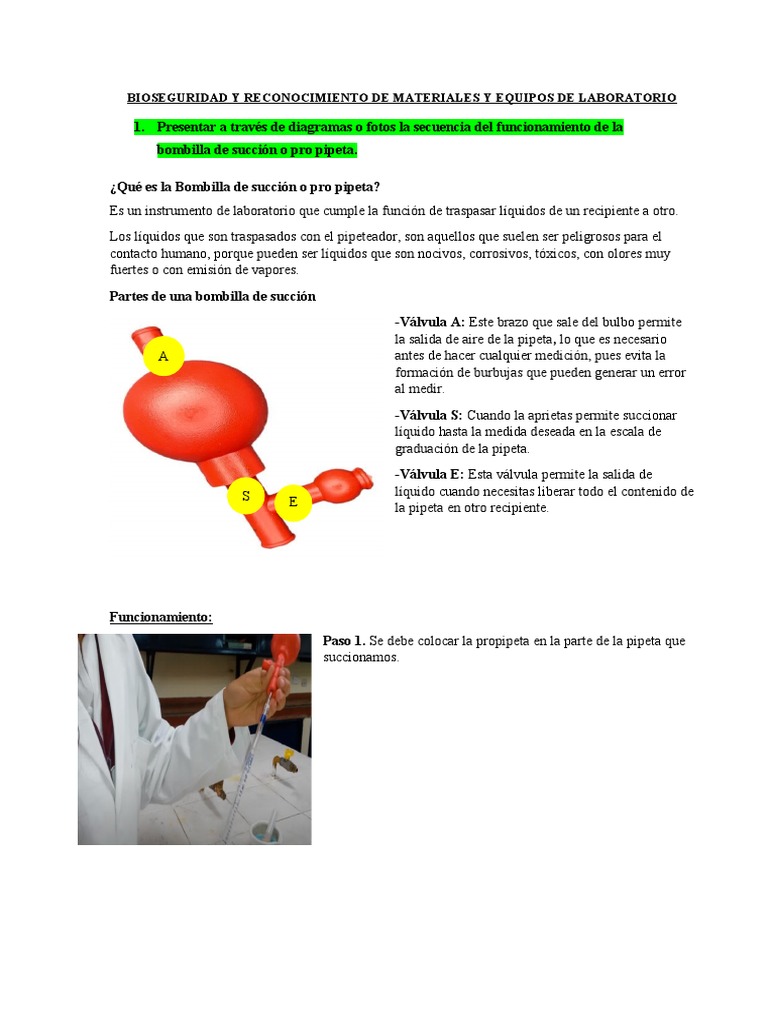Cuestionario de Reconocimiento de Materiales - Laboratorio | PDF | Medición | Laboratorios