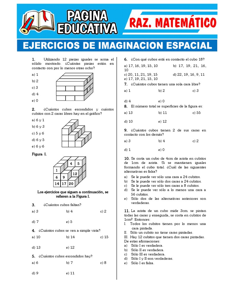 Ejercicios de Imaginacion Espacial | PDF