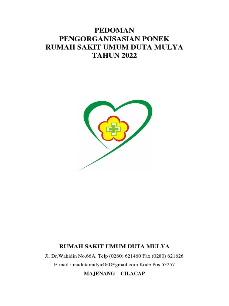 Pedoman Pengorganisasian Ponek Fix 9siap Upload) | PDF | Kesehatan Holistik