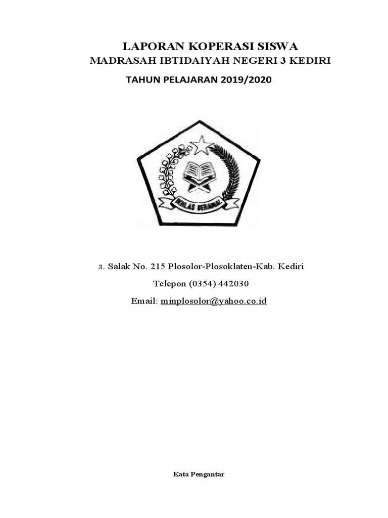 Laporan Koperasi Siswa | PDF