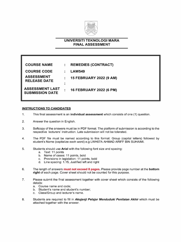 Faculty - Law - 2022 - Session 1 - Degree - Law549 | PDF | Bankruptcy ... Faculty - Law - 2022 - Session 1 - Degree - Law549 | PDF | Bankruptcy ...