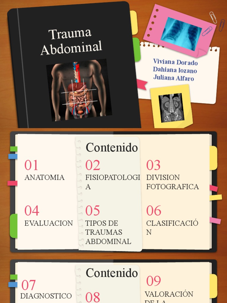 Trauma Abdominal: Evaluación y Tratamiento | PDF | Abdomen | Lesión