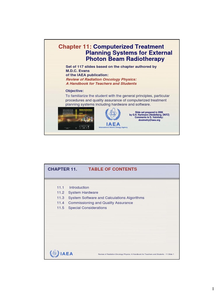 Chapter 11 Computerized Treatment Planning Systems | Download Free PDF ...