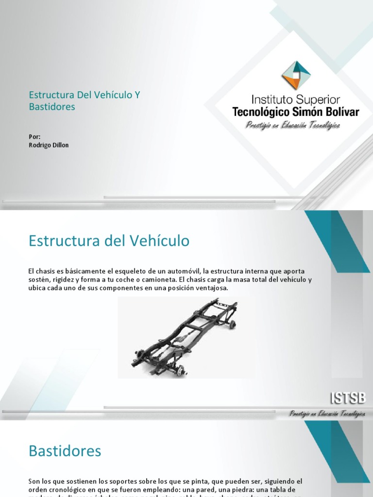 Estructura de Un Vehiculo | Descargar gratis PDF | Ingeniería mecánica | Tecnología de vehículos