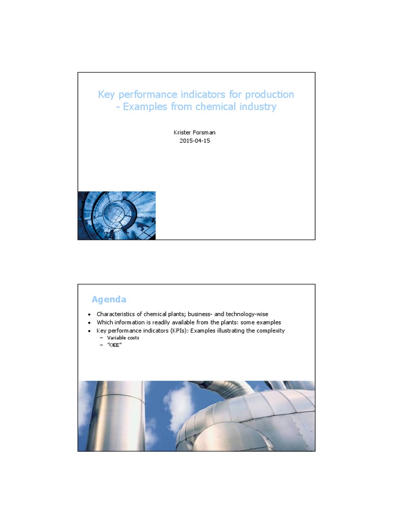 KPI For Production Manufacturing - Read | PDF | Performance Indicator ...