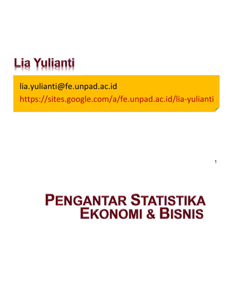 Pengenalan Statistika dan Kegunaannya | PDF