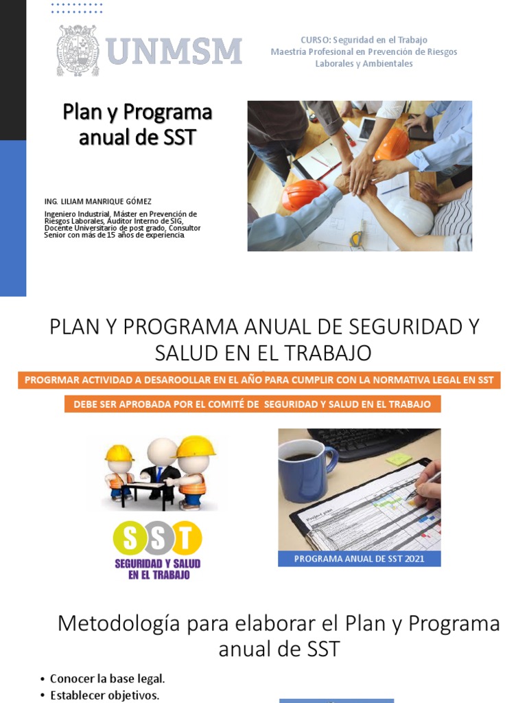 Programa Anual de SST 2021 | PDF | Seguridad y salud ocupacional
