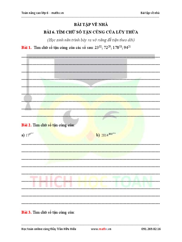 BTVN-Luy Thua 6 | PDF