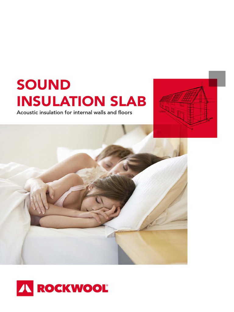Sound Insulation Slab Rockwool | PDF | Drywall | Wall