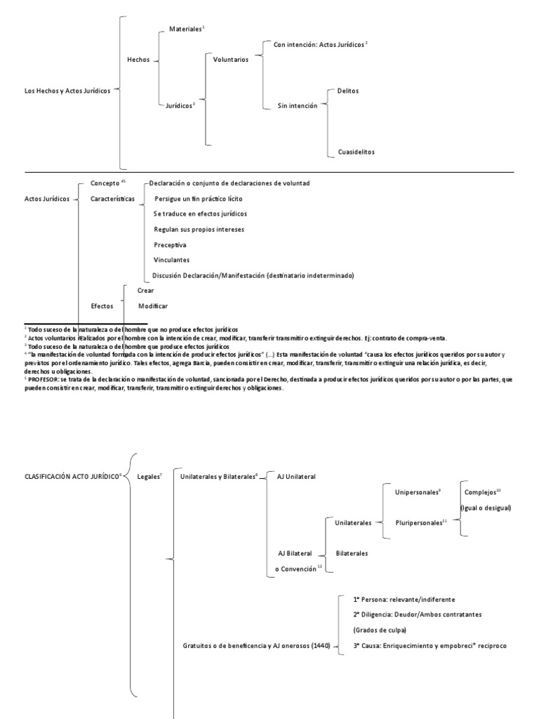 Esquema Acto Juridico | PDF | Ley común | Justicia