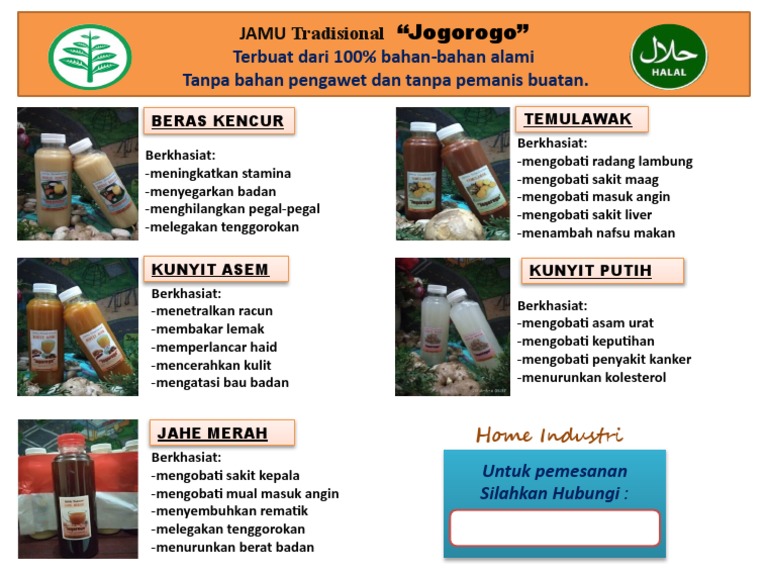 Stiker Jamu - 2 | PDF | Gaya Hidup