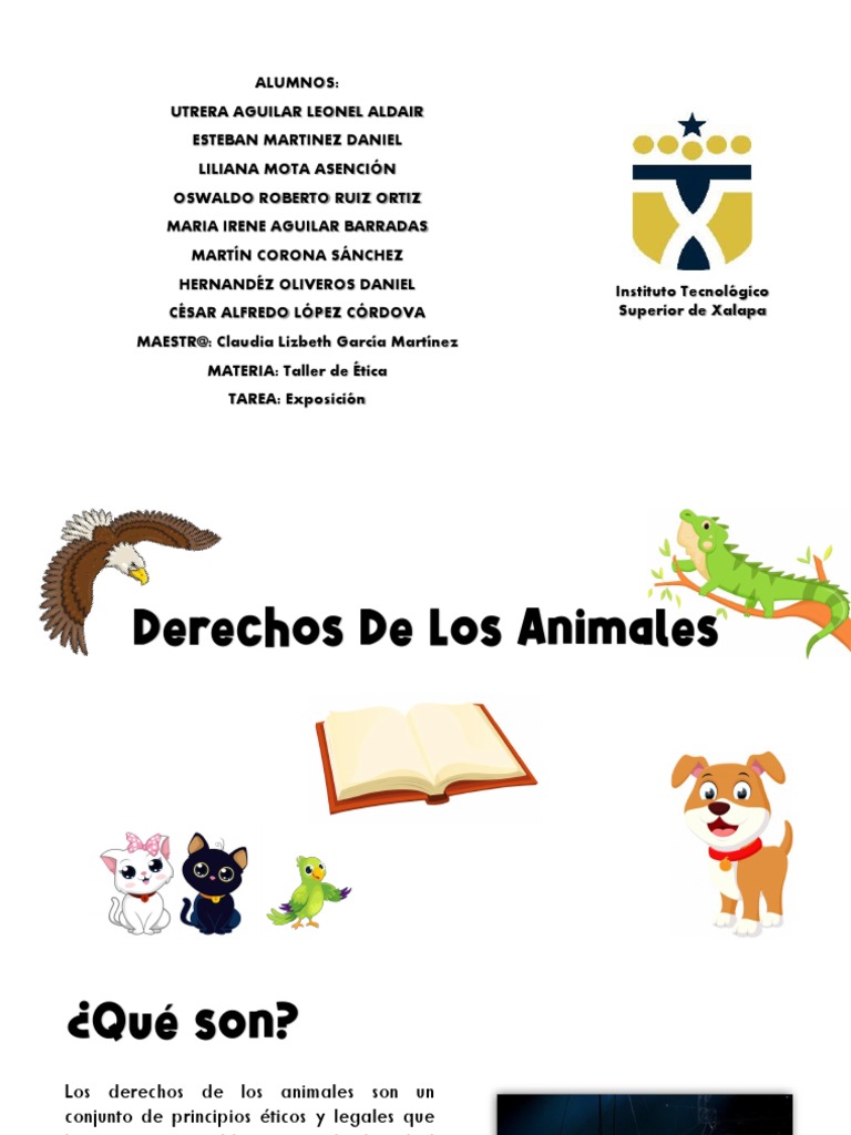 Los Derechos de Los Animales - E4 | PDF | Etica Aplicada