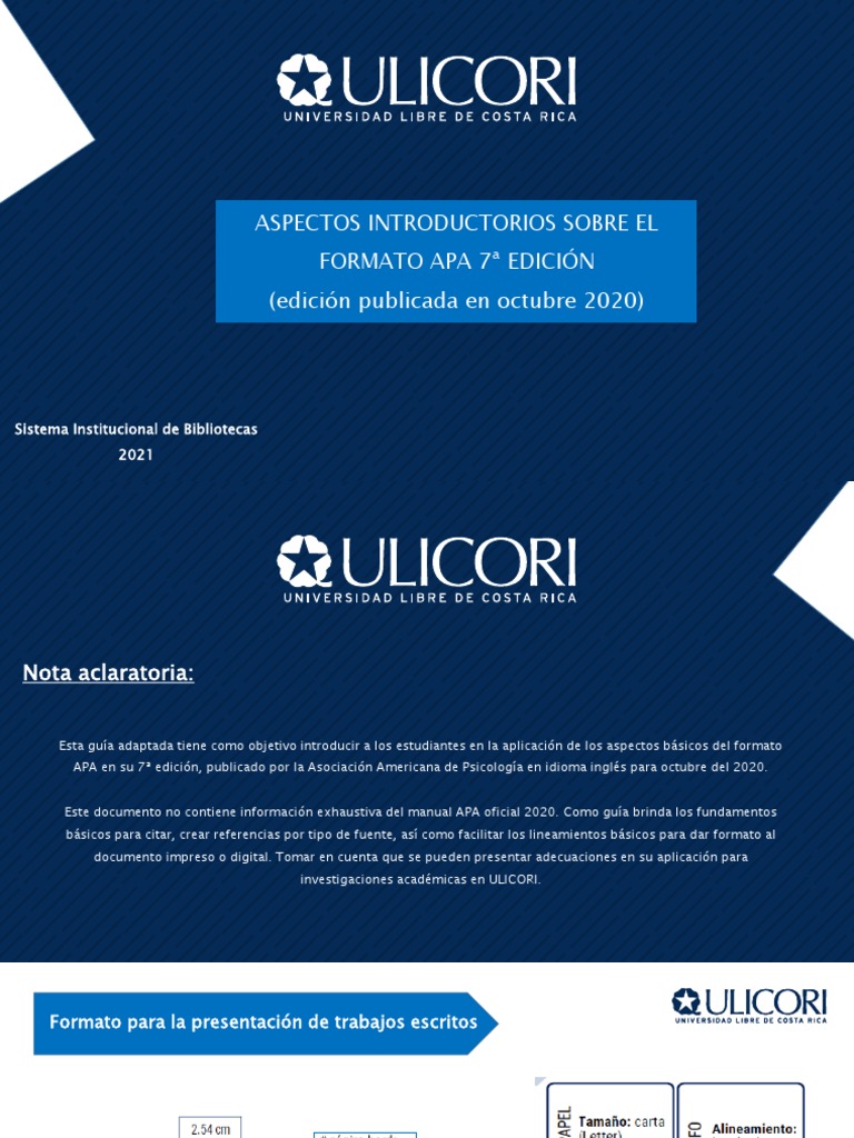 Guía Sobre El Uso Formato APA 7 Ed 2021 | PDF | Estilo apa | Bibliografía