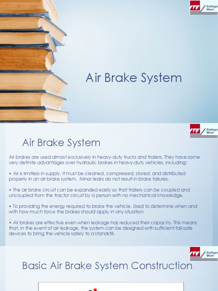 M5 Part 3b Air Brake System-1 | PDF | Brake | Valve