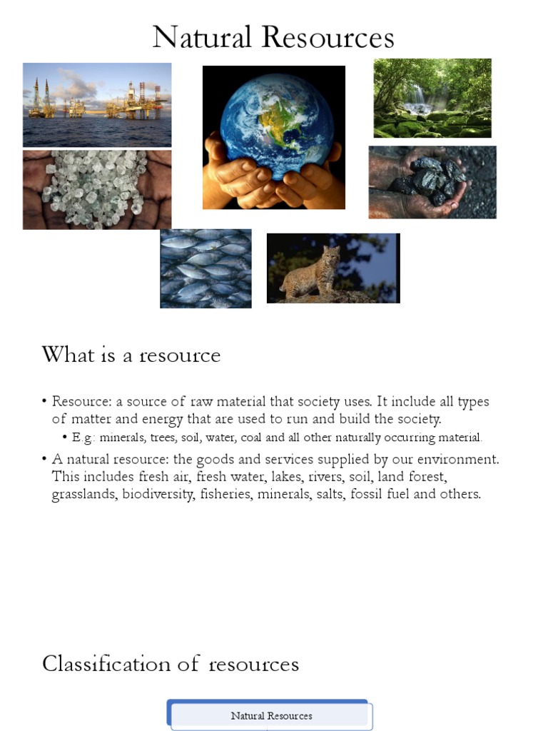 Natural Resources PDF | PDF | Nuclear Power | Solar Energy