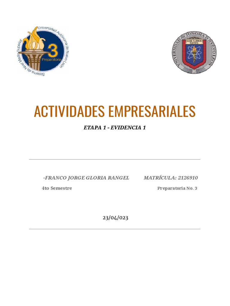 FJGR Ev1 Iae | PDF | Iniciativa empresarial | Cognición