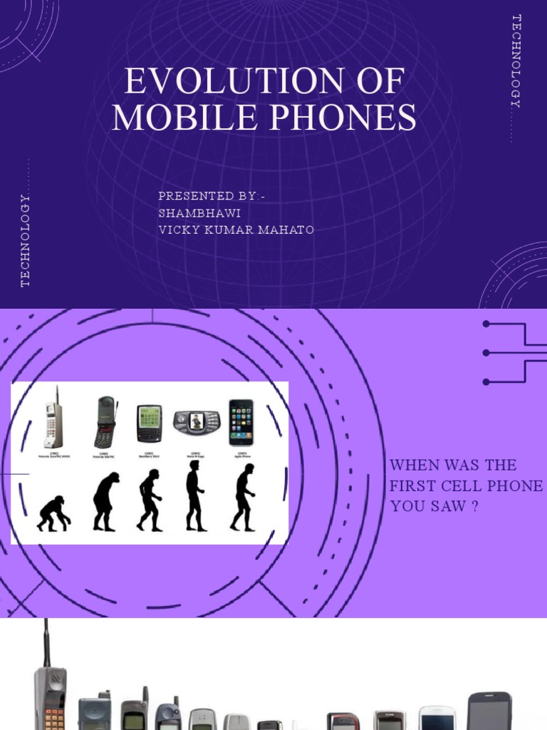 Evolution of Mobile Phones Presentation | PDF