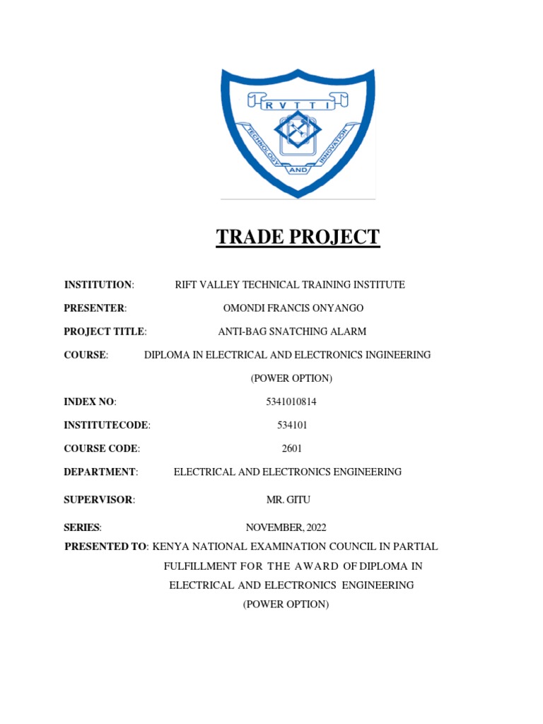 Frank Trade Project. | PDF | Resistor | Electrical Resistance And ...