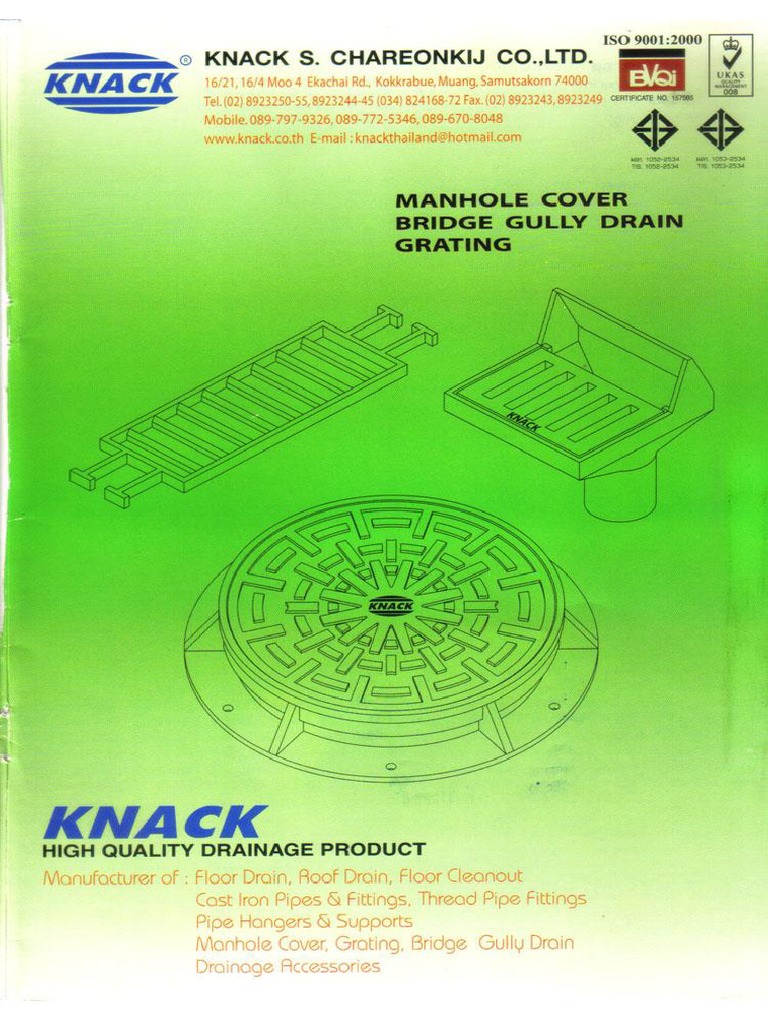 Knack Manhole Cover | PDF