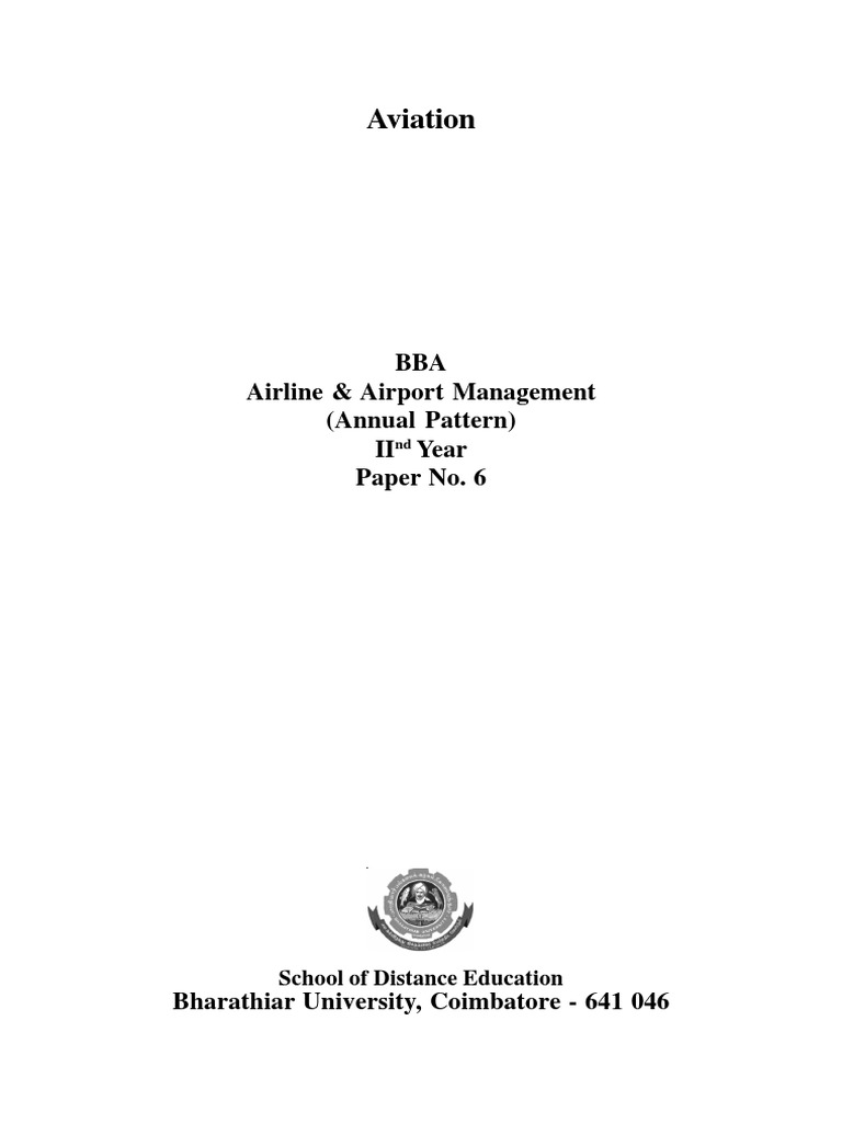 Aviation | PDF | Airlines | Airport