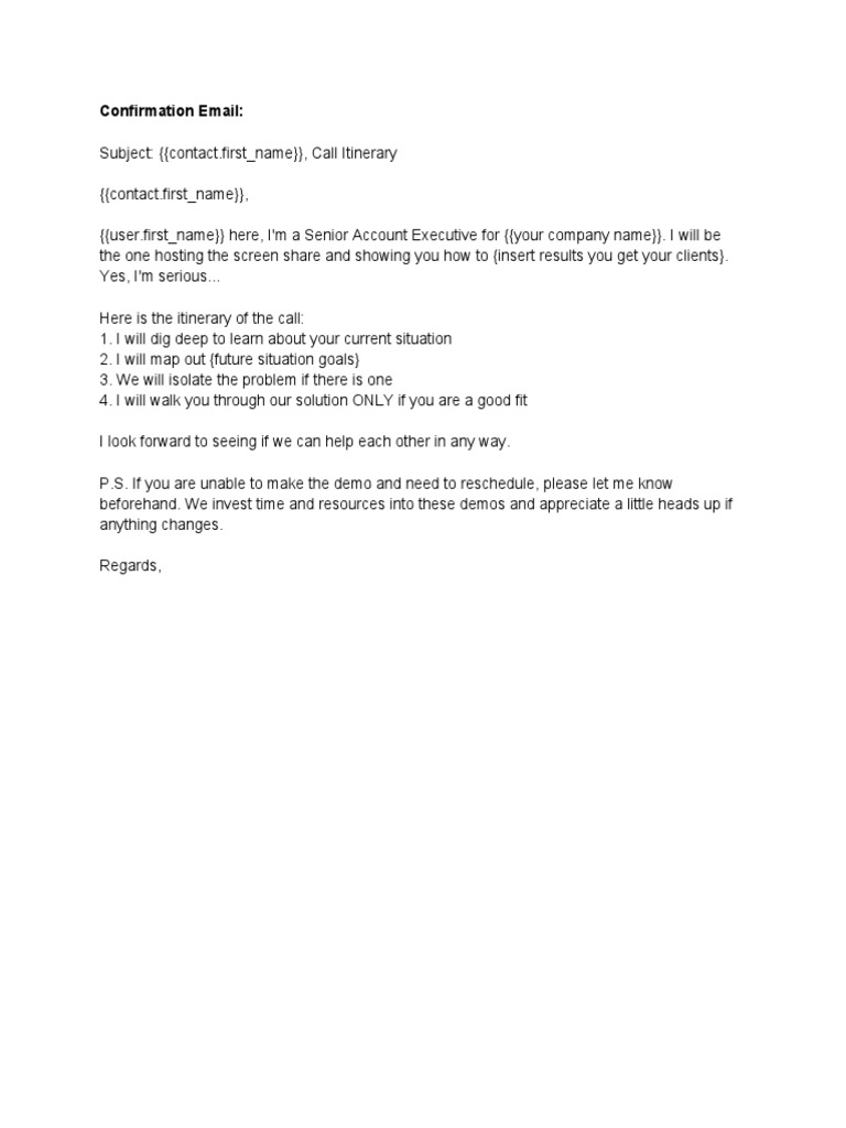 CRM Email Templates | PDF