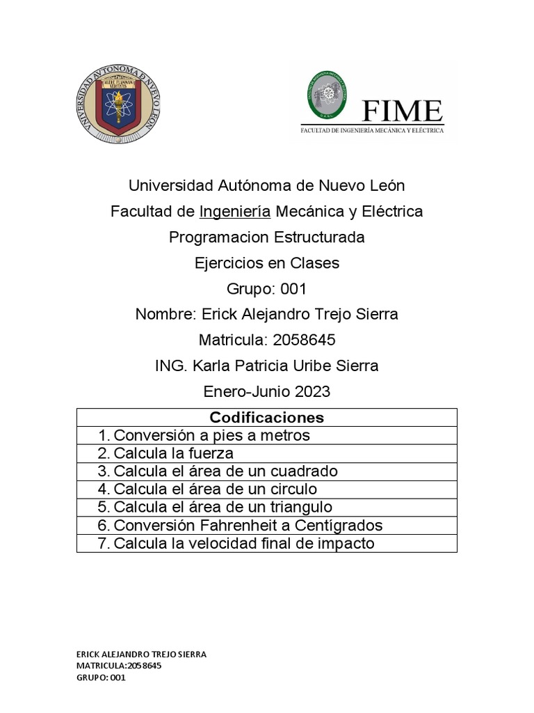 CODIFICACIONES | PDF