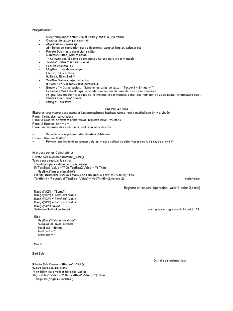 Progamacion | PDF | Matemáticas | Programación de computadoras Progamacion | PDF | Matemáticas | Programación de computadoras