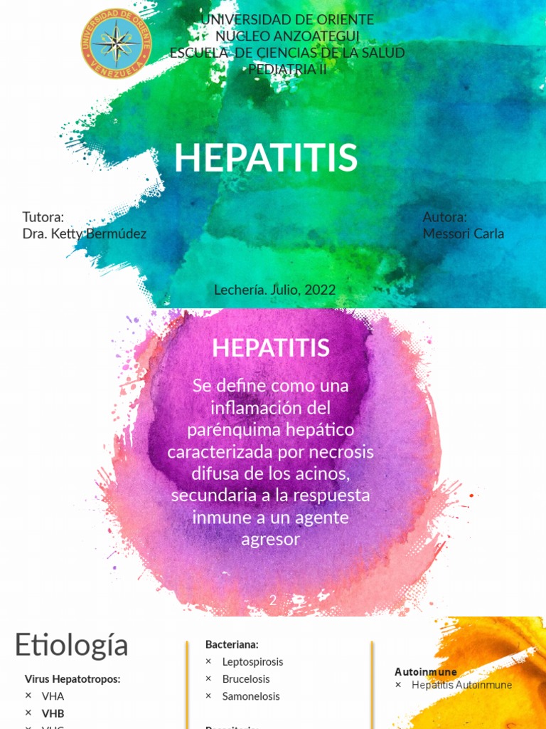 Hepatitis: Guía Clínica y Diagnóstica | PDF | Hepatitis | Causas de la ...