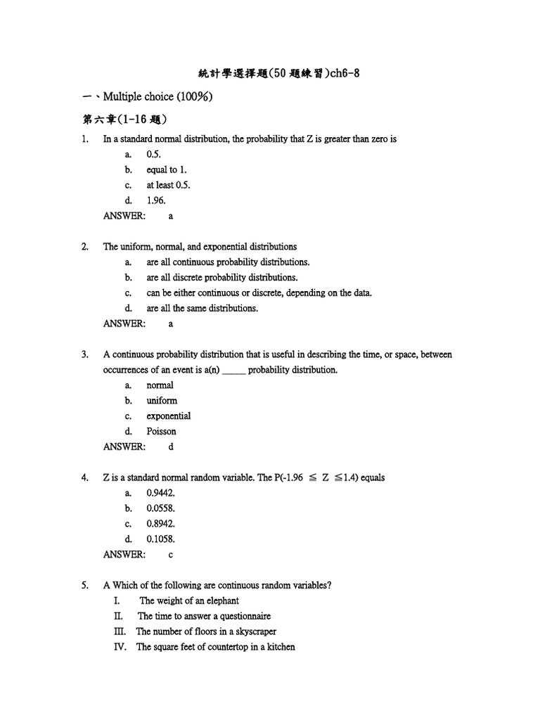 Document 12 | Download Free PDF | Standard Error | Standard Deviation