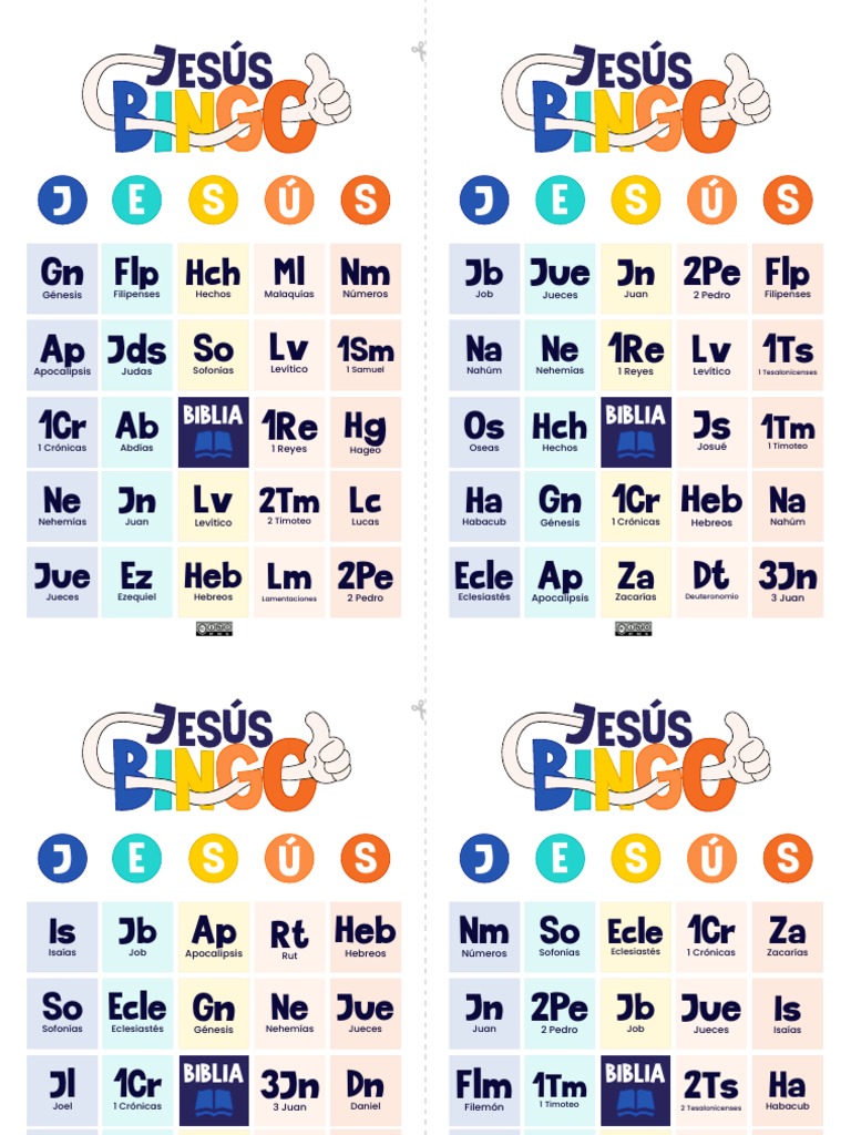 Tableros - Jesús Bingo | PDF | Edad de Hierro | Obras religiosas