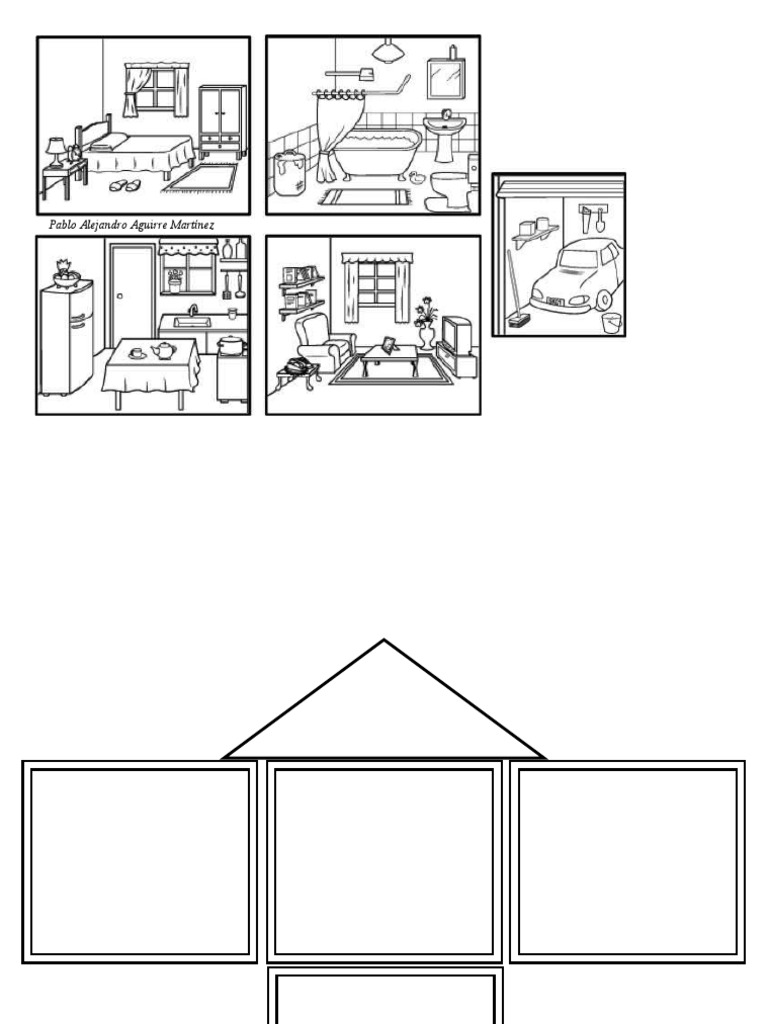 Hoja de Trabajo-La Casa y Sus Partes | PDF