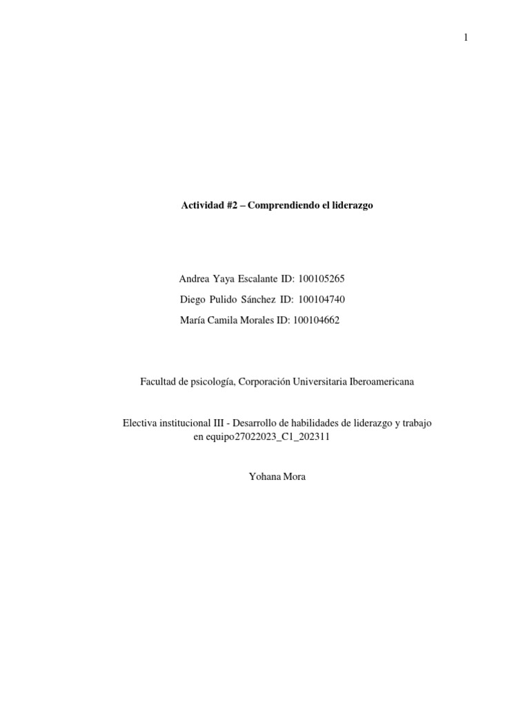 Actividad 2 Electiva III | PDF