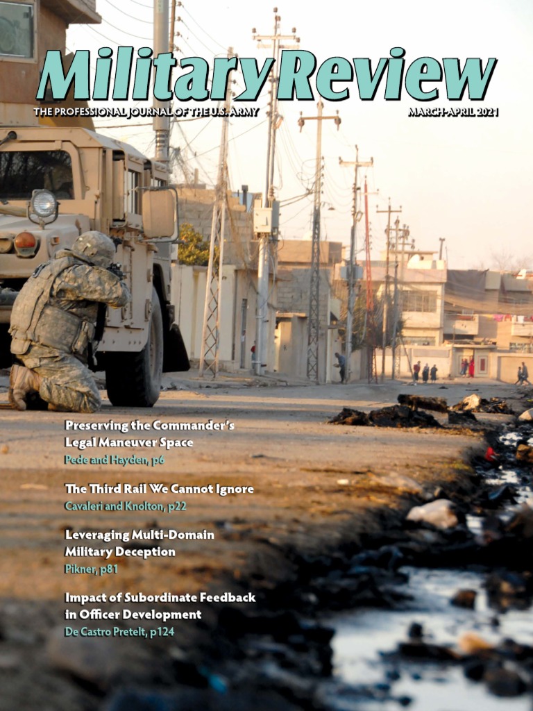 MR Mar-Apr 2021 | PDF | Law Of War | United States Military Academy
