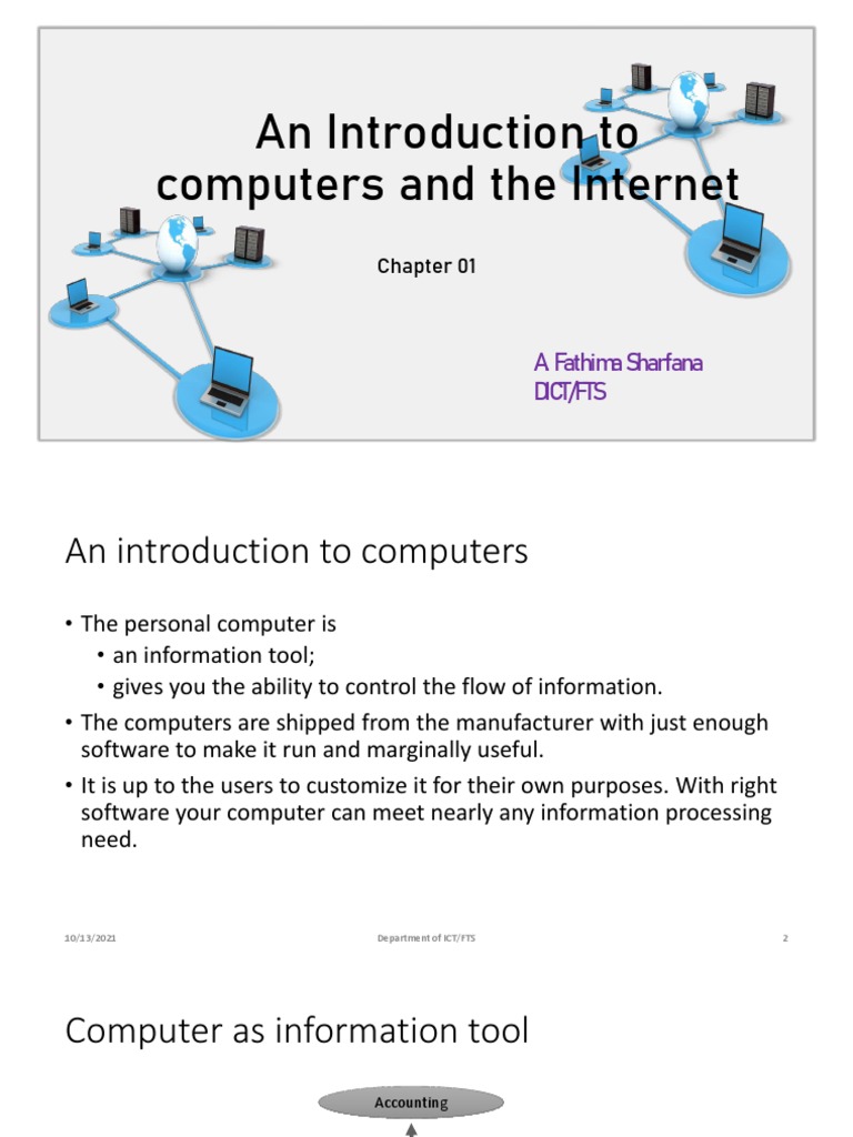 01.an Introduction To Computers and The Internet | PDF | Local Area Network | Computer Network