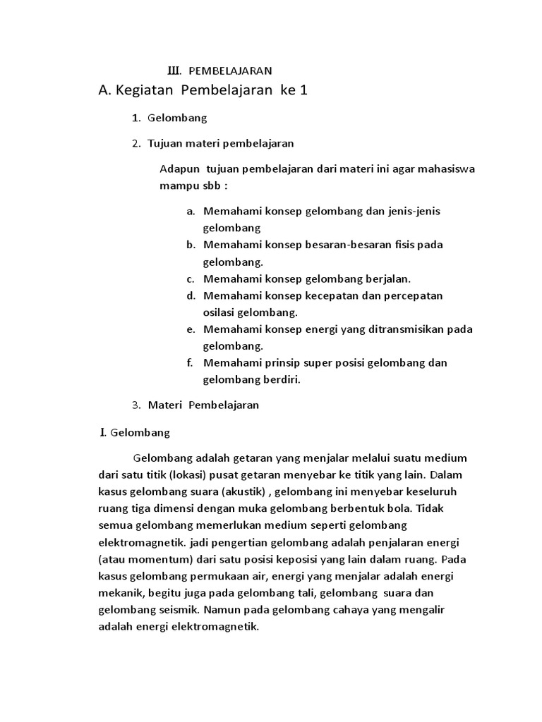 MODUL FISIKA LANJUTAN Pertemuan 1 | PDF